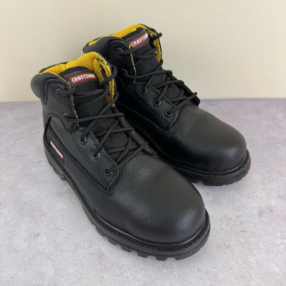 craftsman | Shoes | Craftsman Work Boots Mens 75 M Khan Black Leather ...
